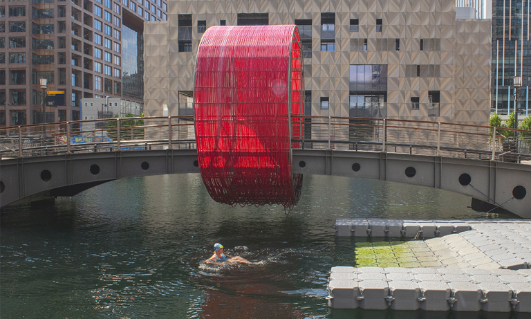 Canary Wharf: How Love Open Water has brought swimming to Middle Dock ...